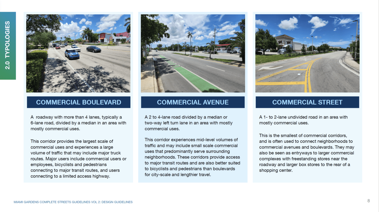 Miami Gardens Complete Street Guidelines - Urban Health Partnerships